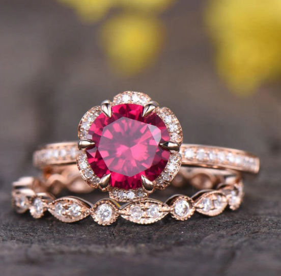 The Color of Love: Ruby Engagement Rings – BBBGEM